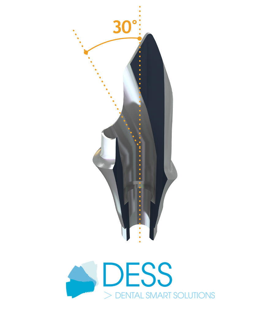 Dess Angled Custom Abutment - Haus Milling Center