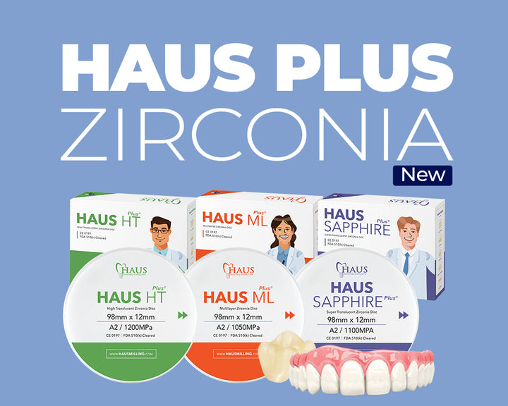 Haus HT Plus Zirconia Crown – Haus Milling Center